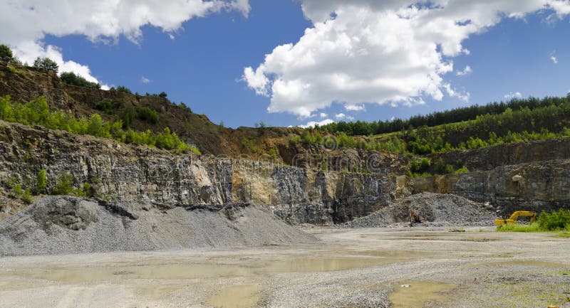Quarry stock image. Image of outcrop, excavation, open - 20026807