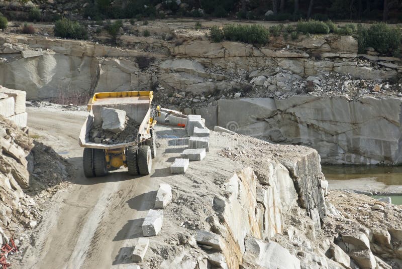Quarry stock photo. Image of stone, orange, equipment - 22712182