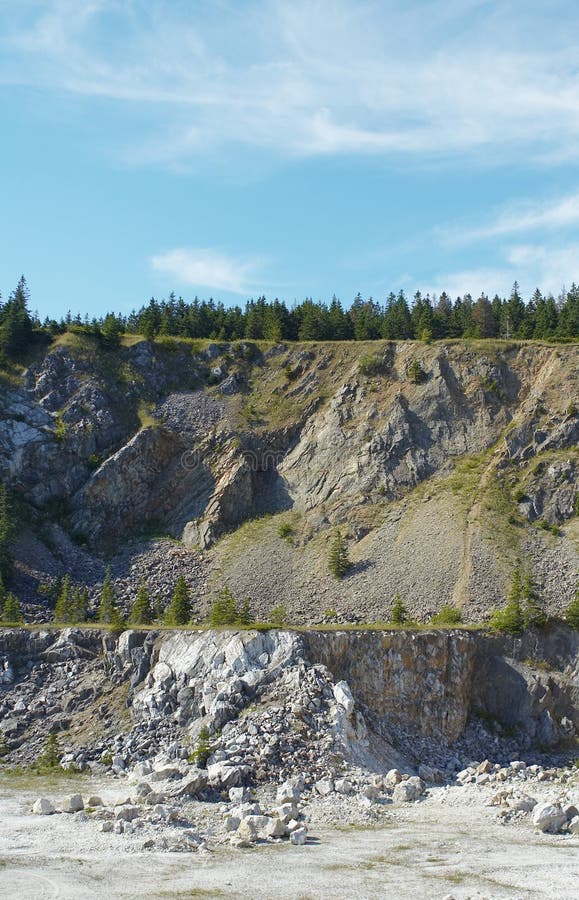 Quarry stock photo. Image of marble, quarry, blue, rock - 6193656