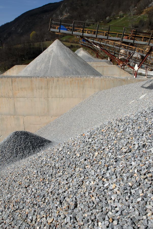 Quarry stock image. Image of mountain, machinery, exploitation - 9169855