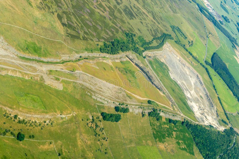 Quarry from Above stock photo. Image of view, england - 284708122