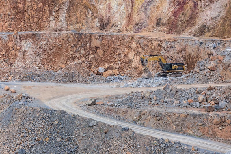 Quarry background stock photo. Image of excavation, deep - 73720158
