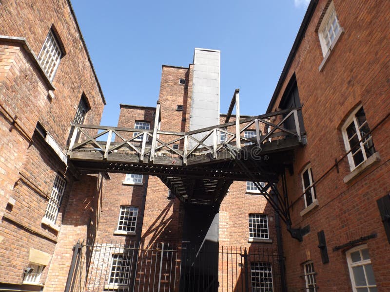 Quarry Bank Mill from Tv,s the Mill Stock Photo - Image of environment ...