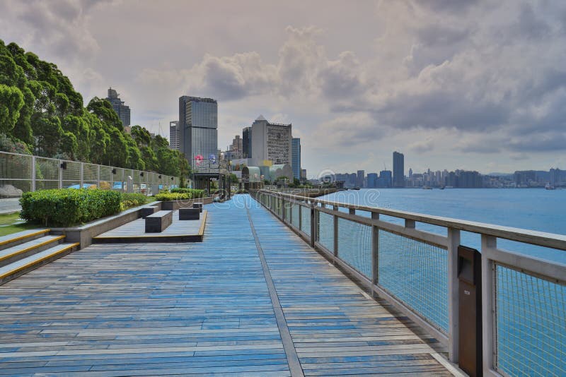 Quarry Bay Promenade stock photo. Image of quarry, travel - 55710218
