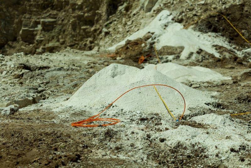 Quarry blasting stock photo. Image of minning, floor - 62266818