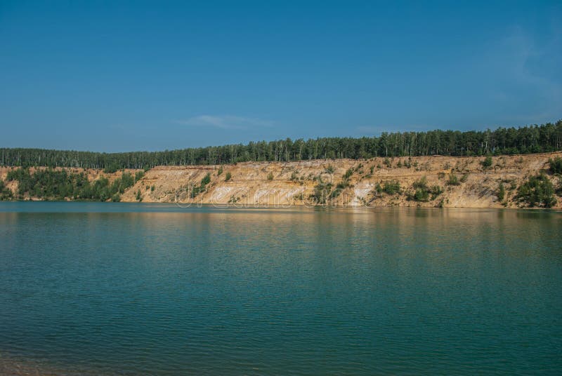 Quarry in city Dzerzhinsky stock photo. Image of summer - 60221402