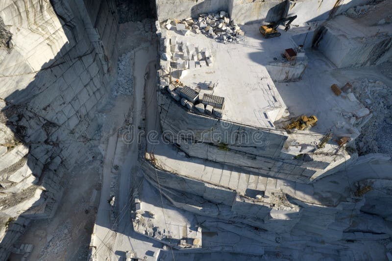 Photographic Documentation of a Quarry for the Extraction of Blocks of ...