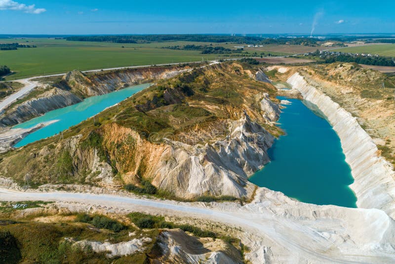 Extraction of Minerals by the Open Method. Mining, Extraction of Rocks ...