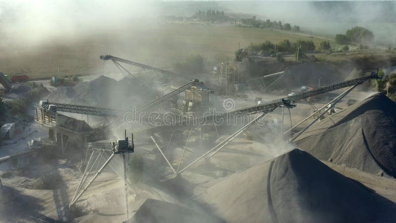 Quarry for the Extraction of Granite. Granite Quarry. Stock Image ...