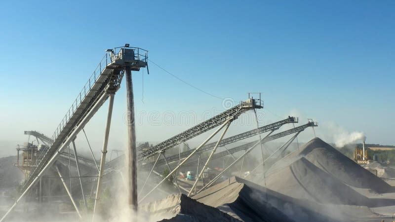 Quarry for the Extraction of Granite. Granite Quarry. Stock Photo ...