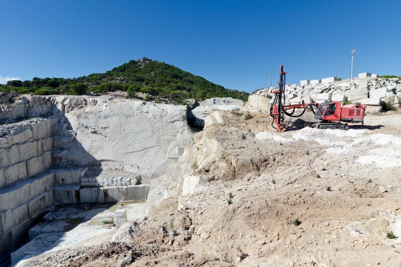 Quarry stock image. Image of mining, quarrying, industrial - 34807853