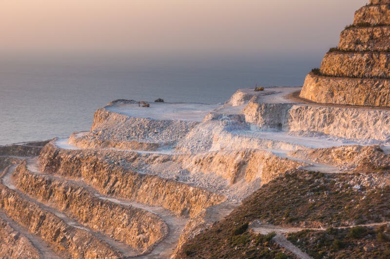 Quarry Inert Materials, for the Construction Industry Stock Image ...