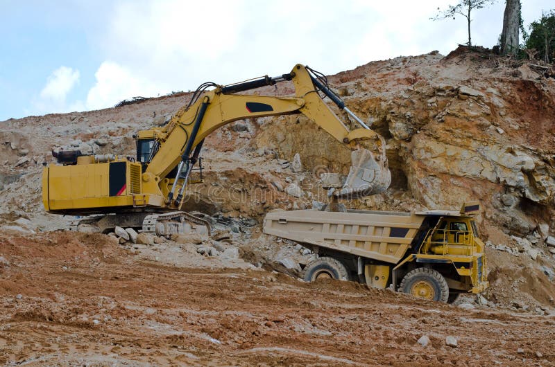Quarry stock image. Image of development, transport, vehicle - 33788005