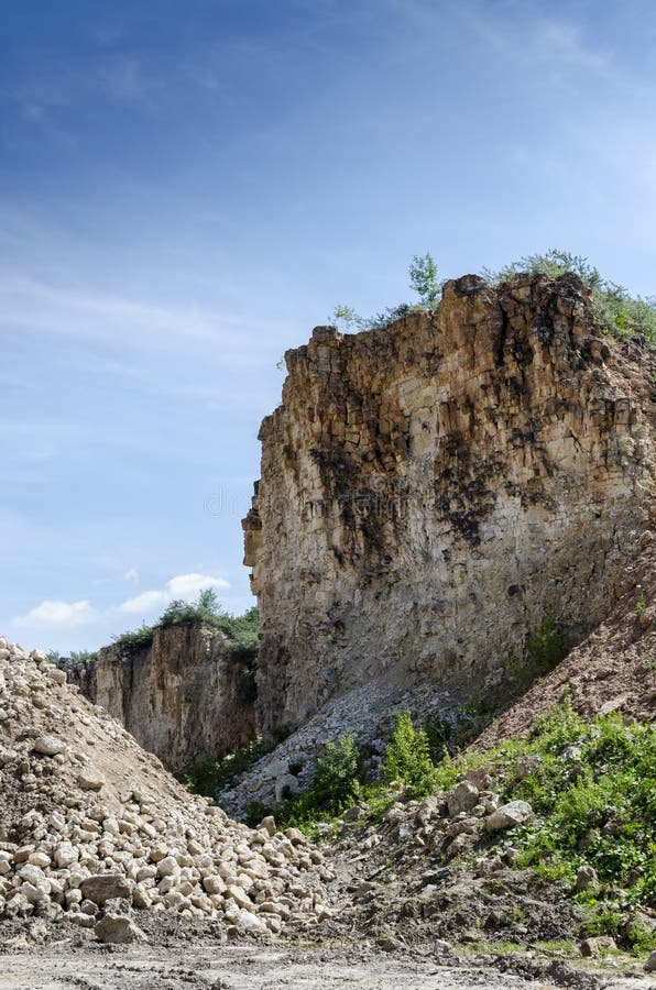 Quarry stock photo. Image of equipment, excavation, excavate - 102957336