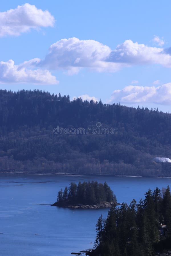 Quarry Rock in Vancouver, Canada Stock Photo - Image of greenery ...