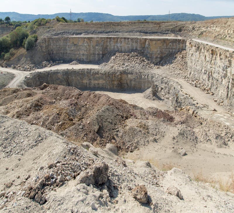 Quarry stock photo. Image of digging, open, outdoor, building - 59318962