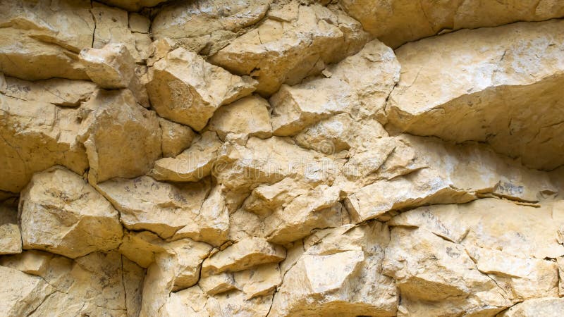 Quarry Wall, Background or Texture with Stones, Limestone, Dolomite ...
