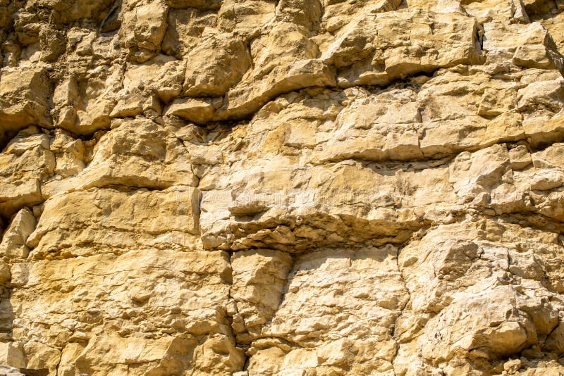 Quarry Wall, Background or Texture with Stones, Limestone, Dolomite ...
