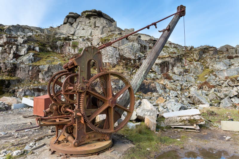 Quarry Winch stock image. Image of plant, industrial - 38102343