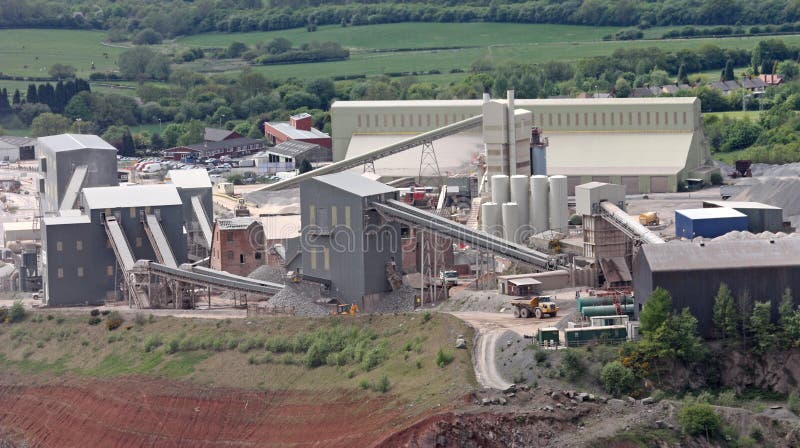 Quarry Workings stock photo. Image of transport, heavy - 17018148