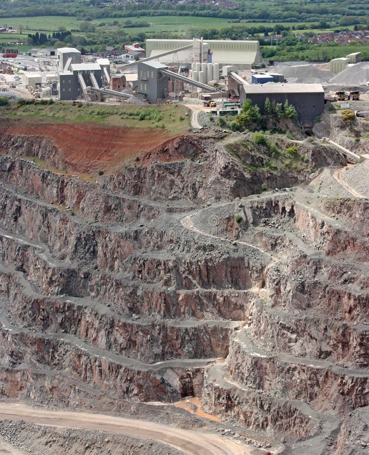 Quarry Workings stock photo. Image of industry, works - 17722246