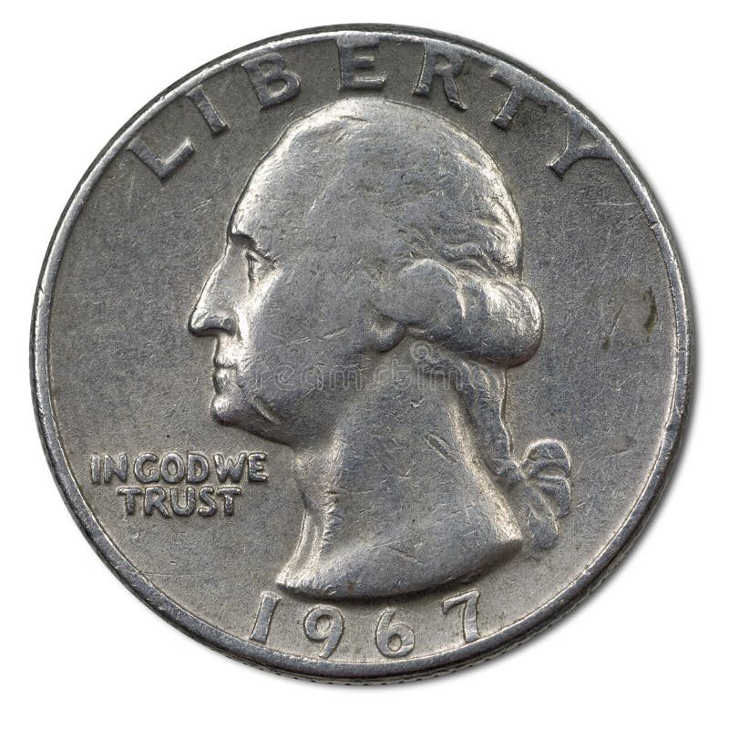 Quarter stock photo. Image of cents, coin, cash, isolated - 22404930