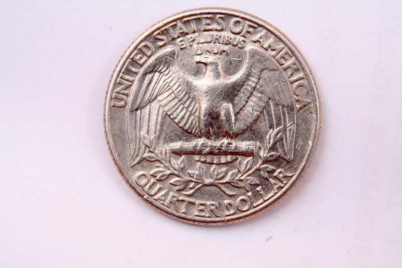 Quarter eagle side stock image. Image of unum, bank, cent - 628175