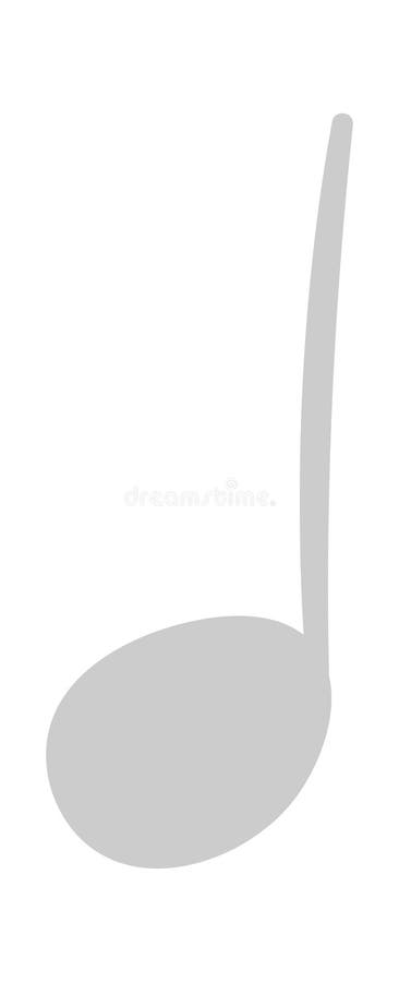 Quarter Music Note stock vector. Illustration of quarter - 275425502