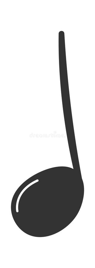 Quarter Music Note stock vector. Illustration of symbol - 275425783