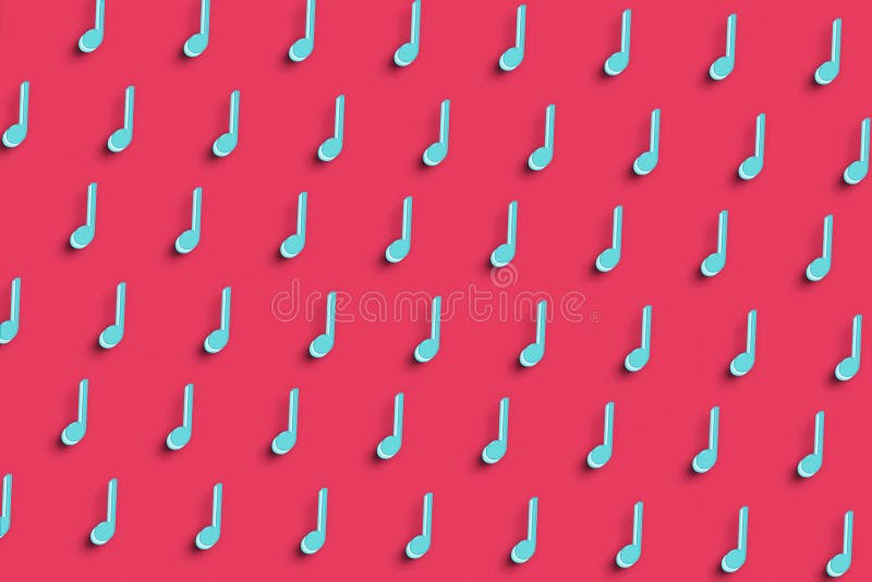 Quarter Note Symbol, Music Background Stock Photo - Image of shiny ...