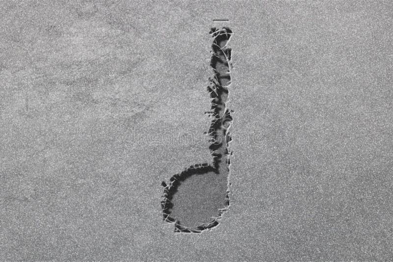 Quarter Note Symbol, Music Background Stock Illustration - Illustration ...