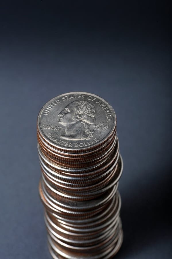 Quarter s stock image. Image of shiny, collect, dollar - 7616669