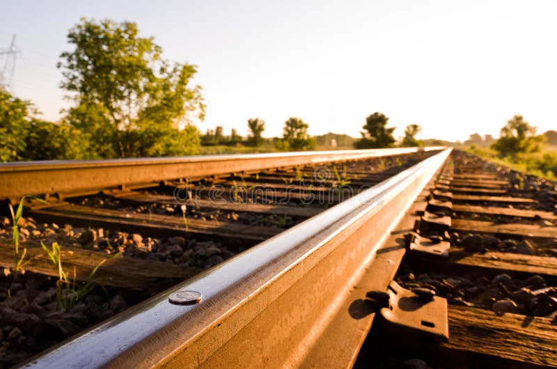 Railroad Tracks in Saint Paul Stock Photo - Image of minnesota, drive ...