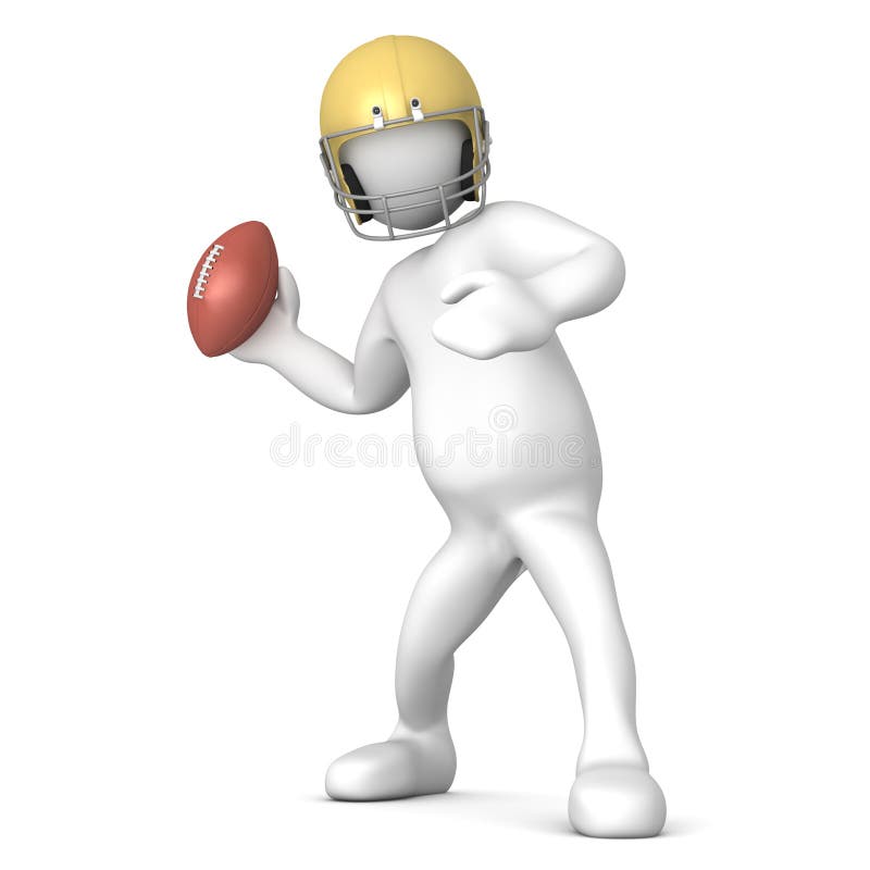 Football Quarterback Cartoon