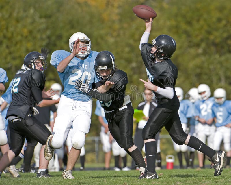 Reach for the pass editorial photo. Image of american - 6792806