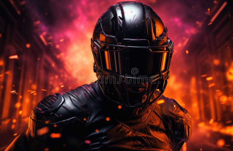 Quarterback in person stock photo. Image of team, competitive - 307414706