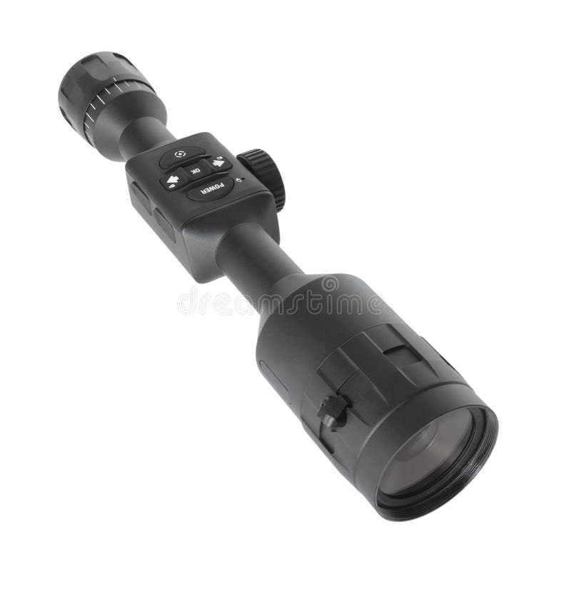 Infrared Night Vision Scope on an AR-15 Stock Image - Image of sight ...