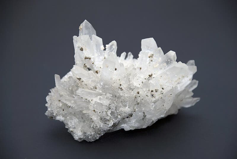 Quartz Crystals stock image. Image of silicates, inclusions - 25843253