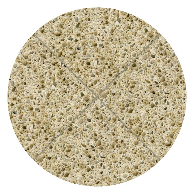 Quartz Beige Round Seamless Ceramic Mosaic Tile and Pattern Useful As ...