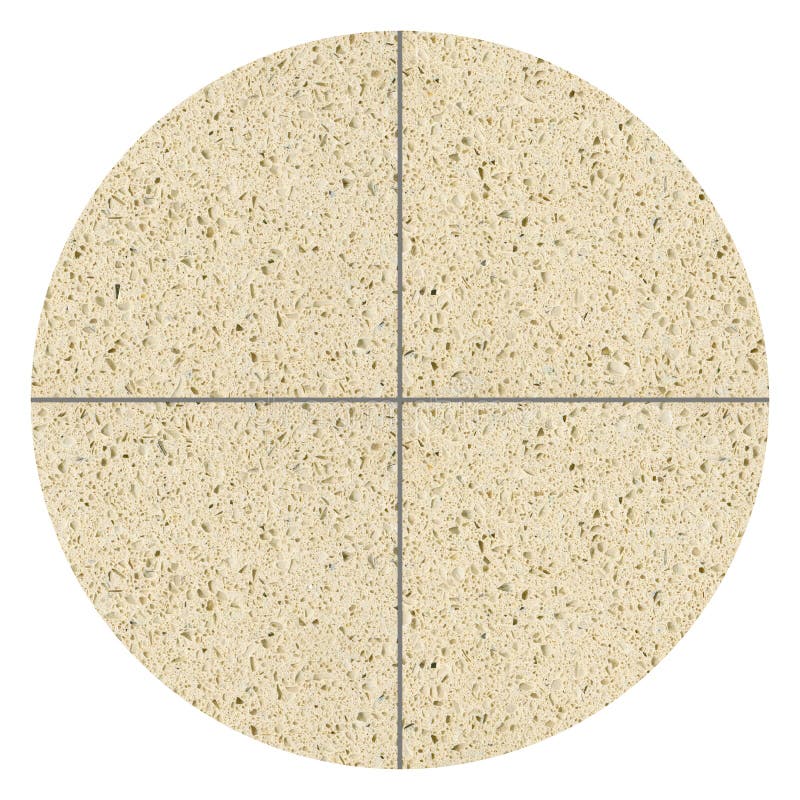 Quartz Beige Round Seamless Ceramic Mosaic Tile and Pattern Useful As ...