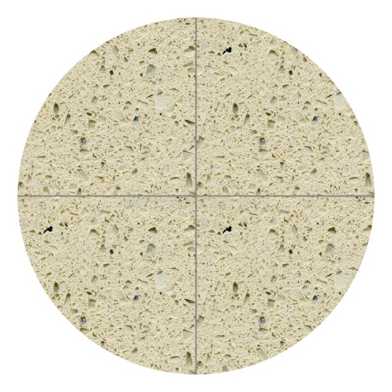Quartz Beige Round Seamless Ceramic Mosaic Tile and Pattern Useful As ...