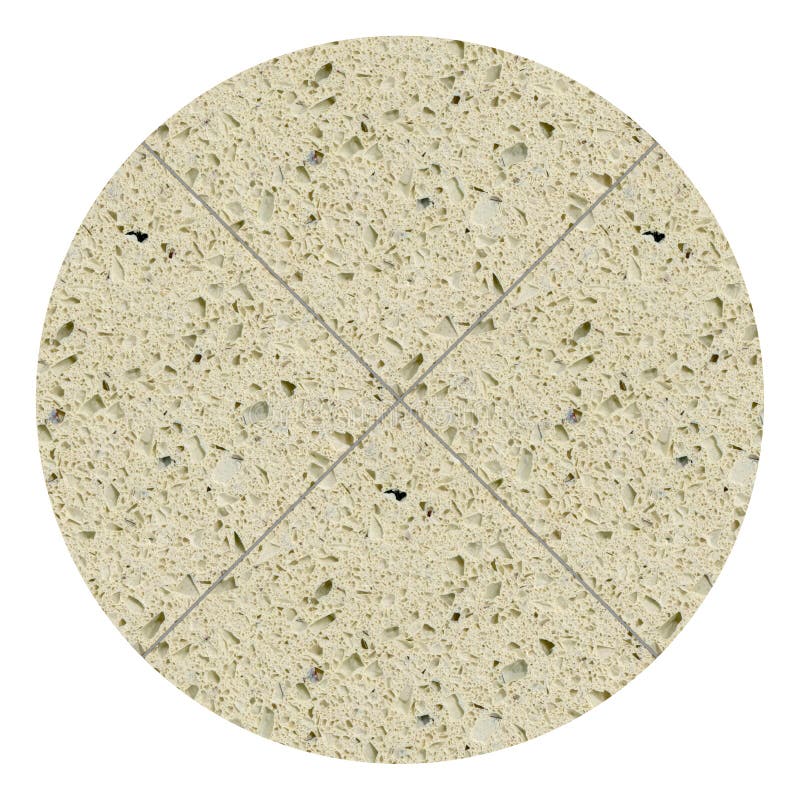 Quartz Beige Round Seamless Ceramic Mosaic Tile and Pattern Useful As ...