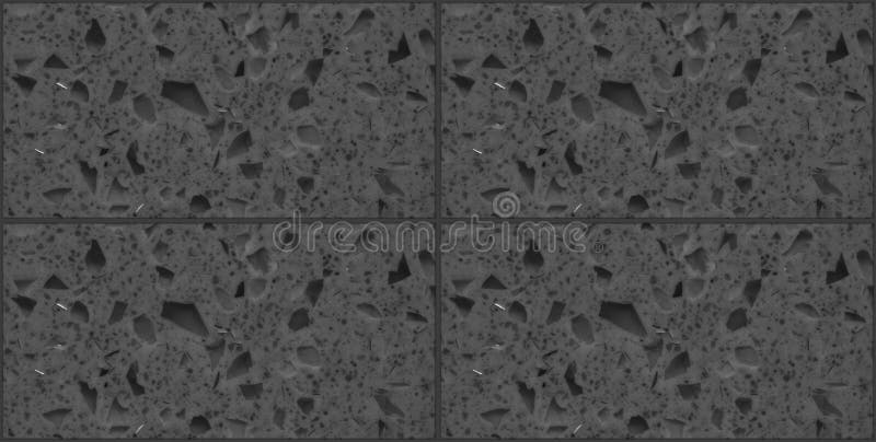 Quartz Black White Rectangle Seamless Ceramic Mosaic Tile and Pattern ...