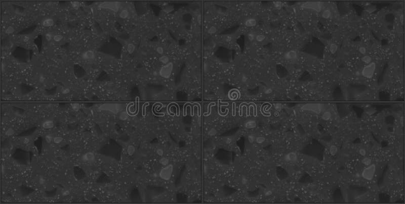 Quartz Black White Rectangle Seamless Ceramic Mosaic Tile and Pattern ...