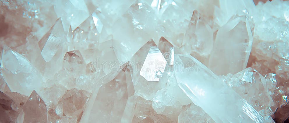 Quartz Clusters Display Multiple Crystal Formations with Diverse Sizes ...