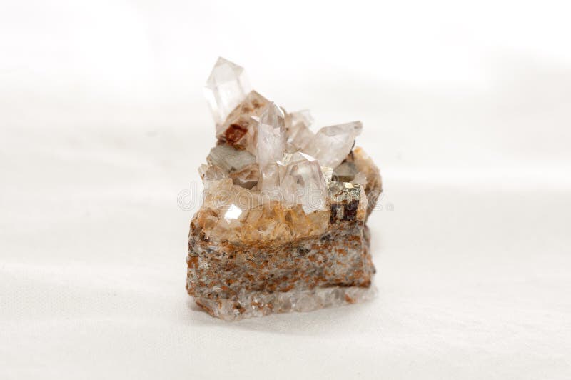 Quartz crtsyal sample stock image. Image of mining, rock - 214039421