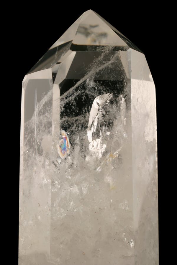 Quartz Crystal stock image. Image of inclusions, geological - 2182001