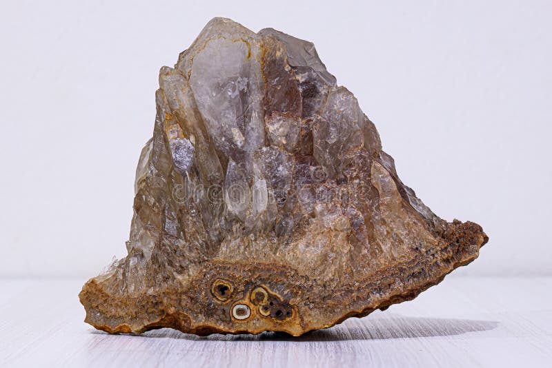 Quartz crystal geode stock image. Image of fragment - 263479351