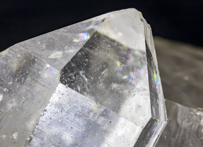 Quartz Crystal Rainbows stock photo. Image of geological - 92985340