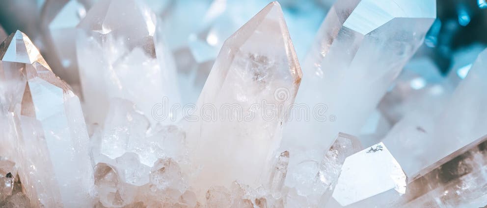 Quartz Crystals Display Intricate Textures and Clear Structures in ...